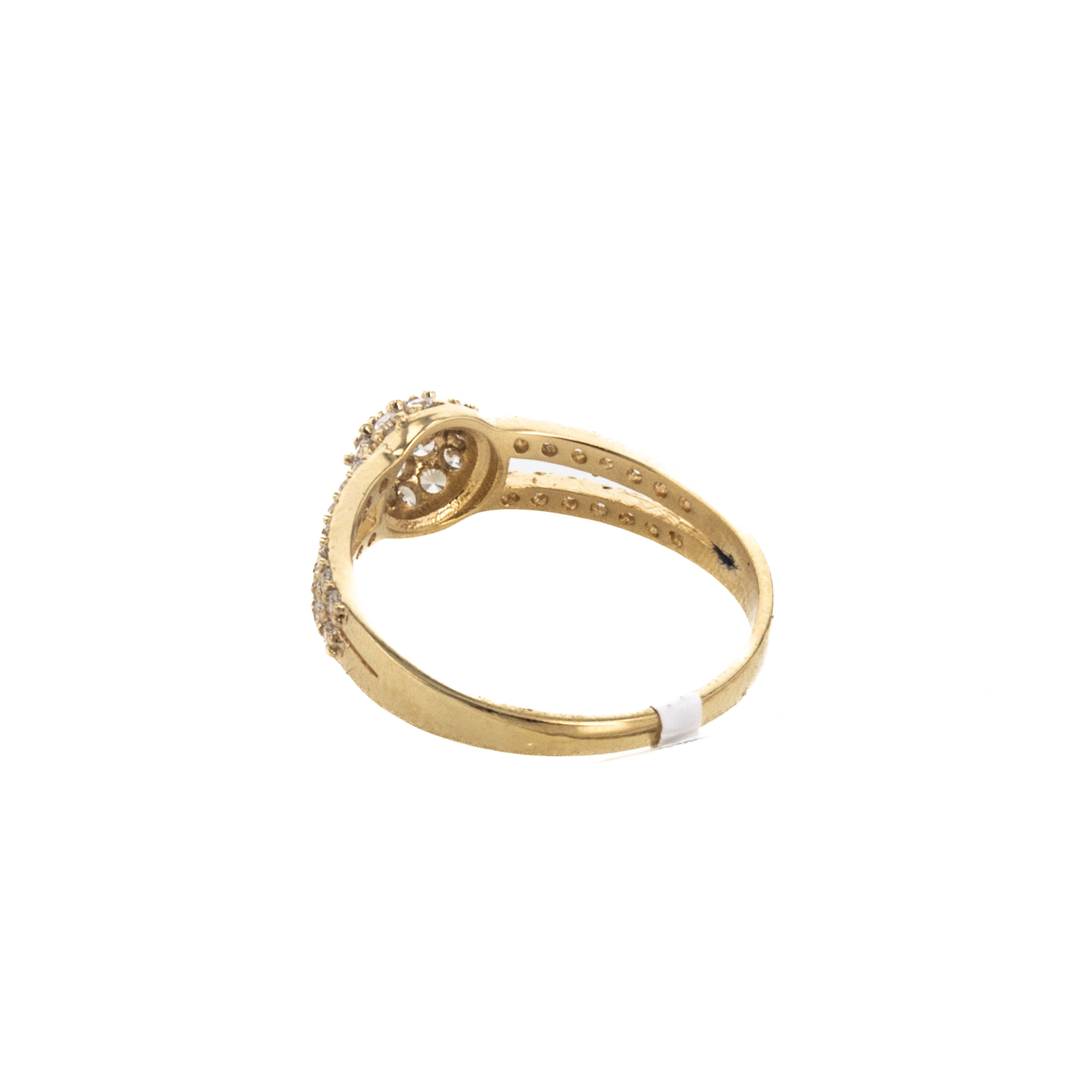 ANILLO CON ZICONES 18K