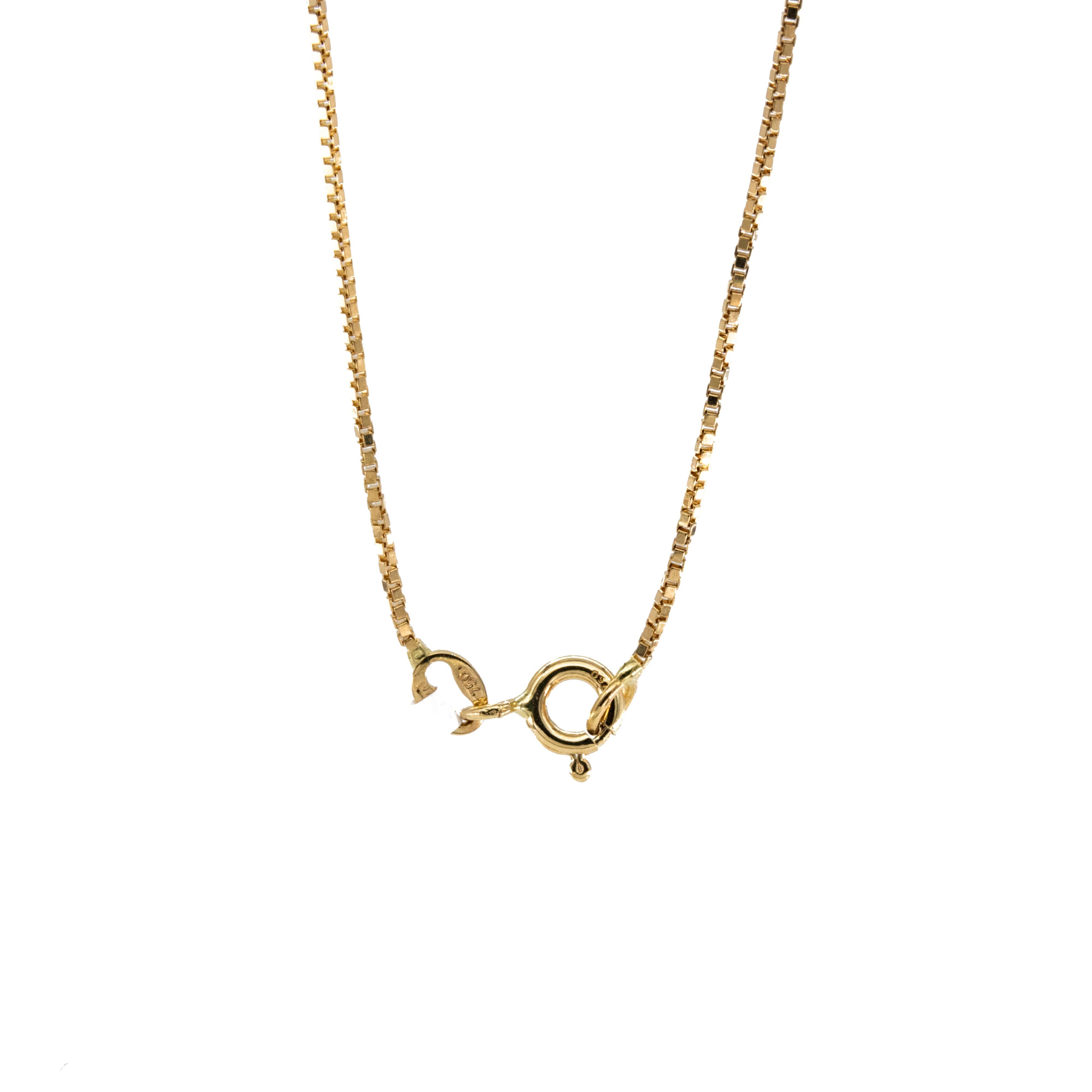 CADENA TEJIDO CAJA 18K