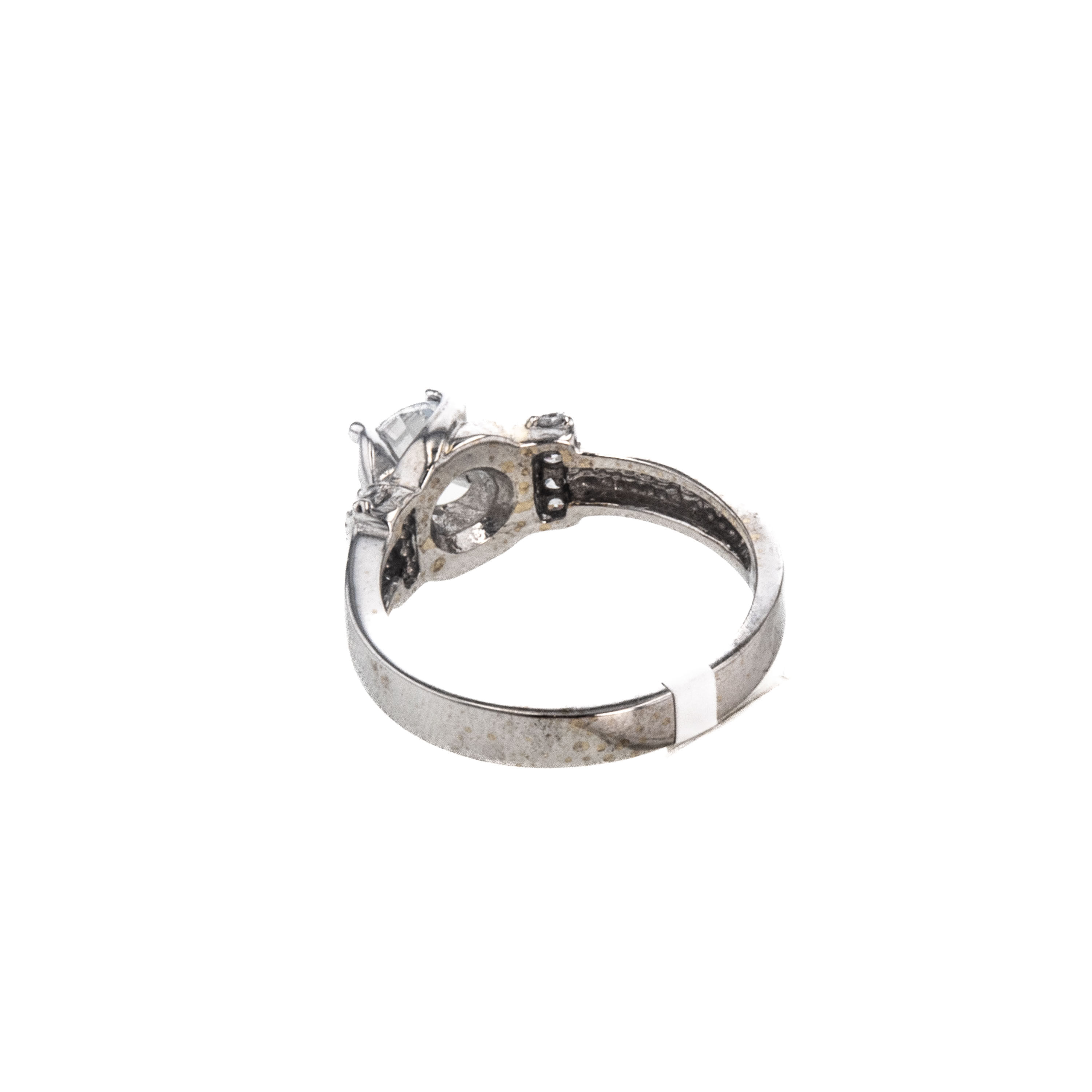 ANILLO DE COMPROMISO CON ZIRCONES 18K