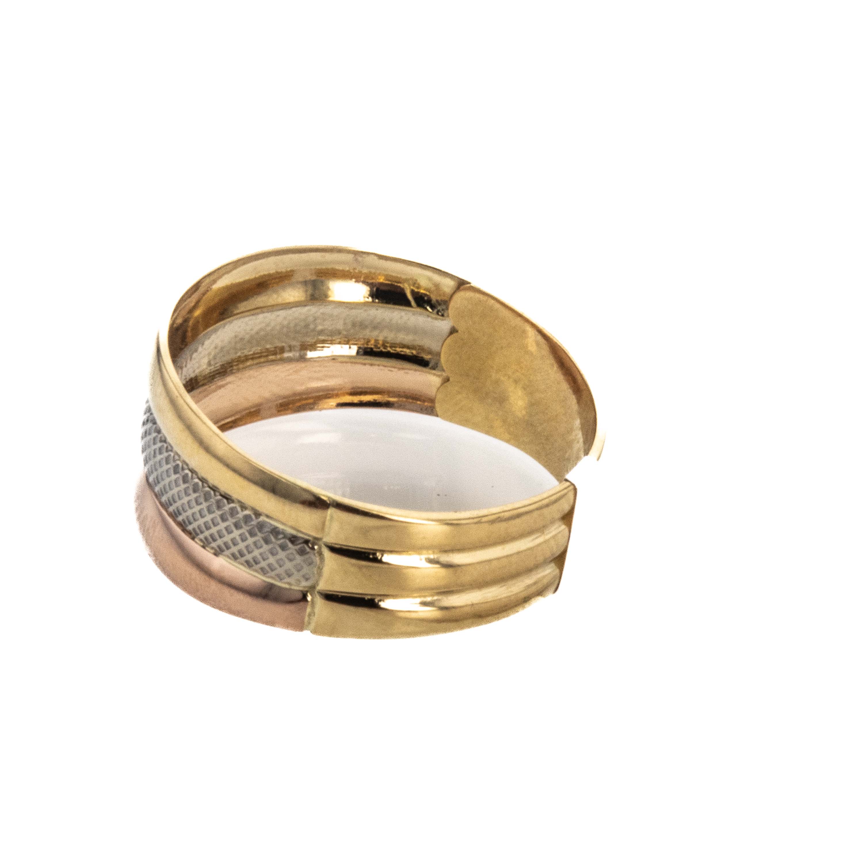 ANILLO TRES COLORES 18K