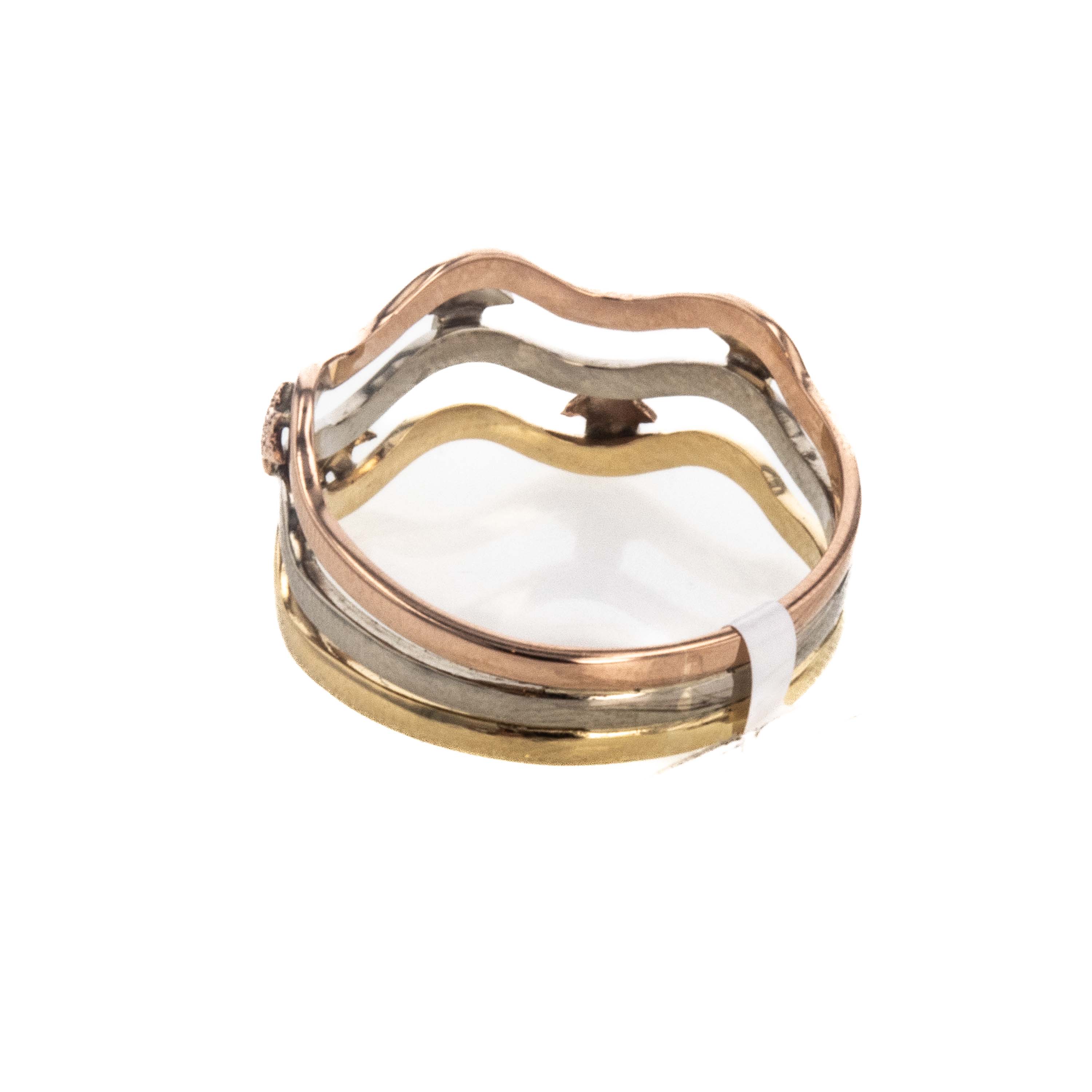 ANILLO 3 COLORES 18K