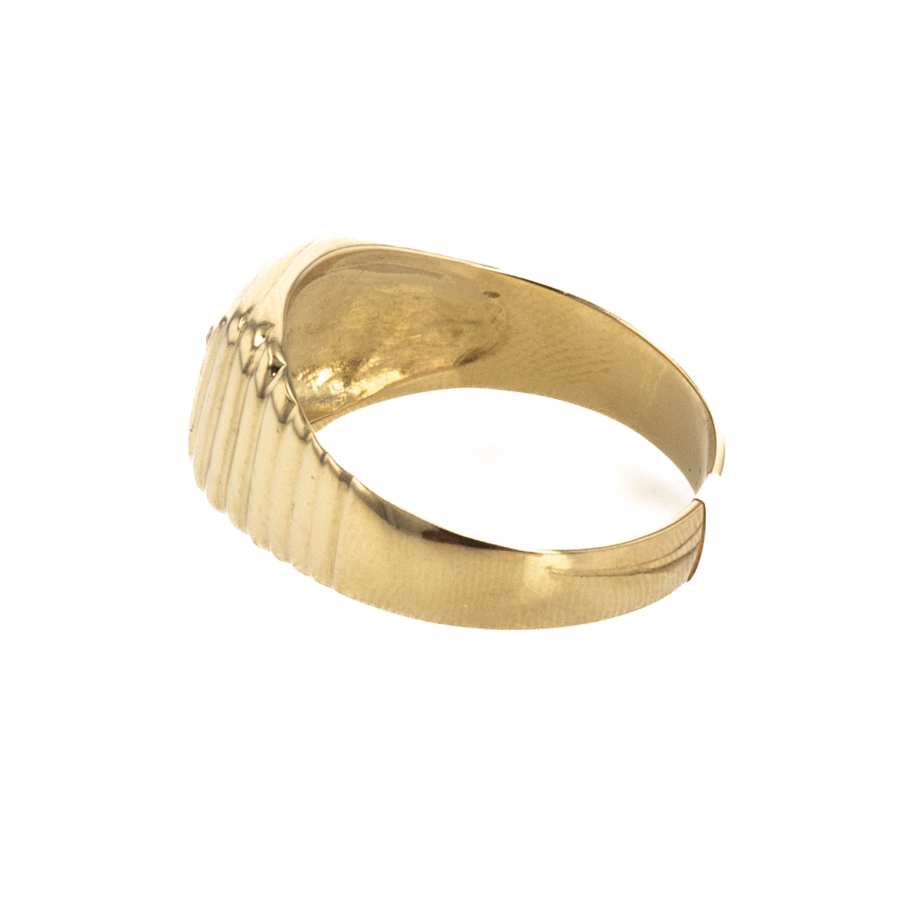 ANILLO CON ZIRCONES 18K