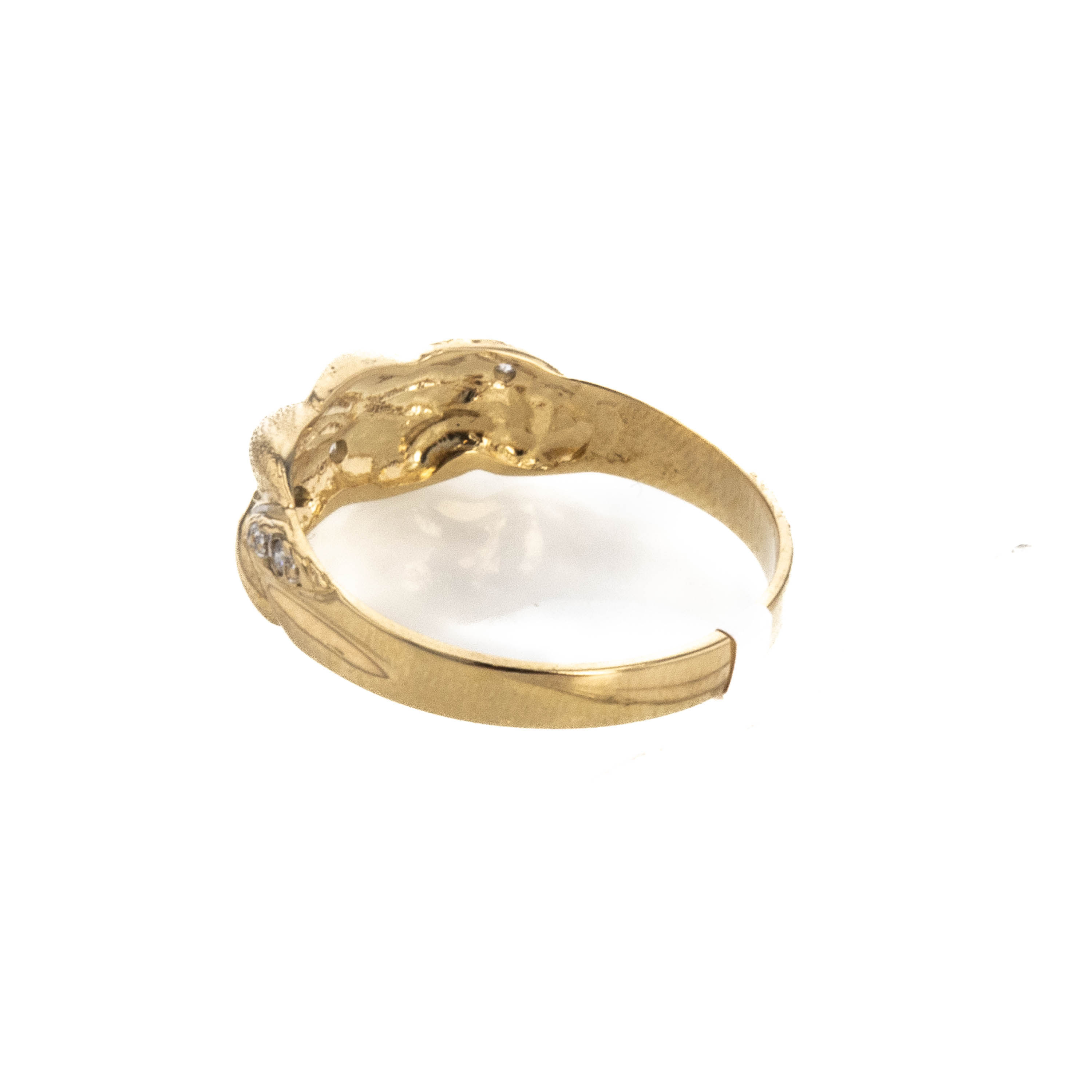 ANILLO CON ZIRCONES 18K