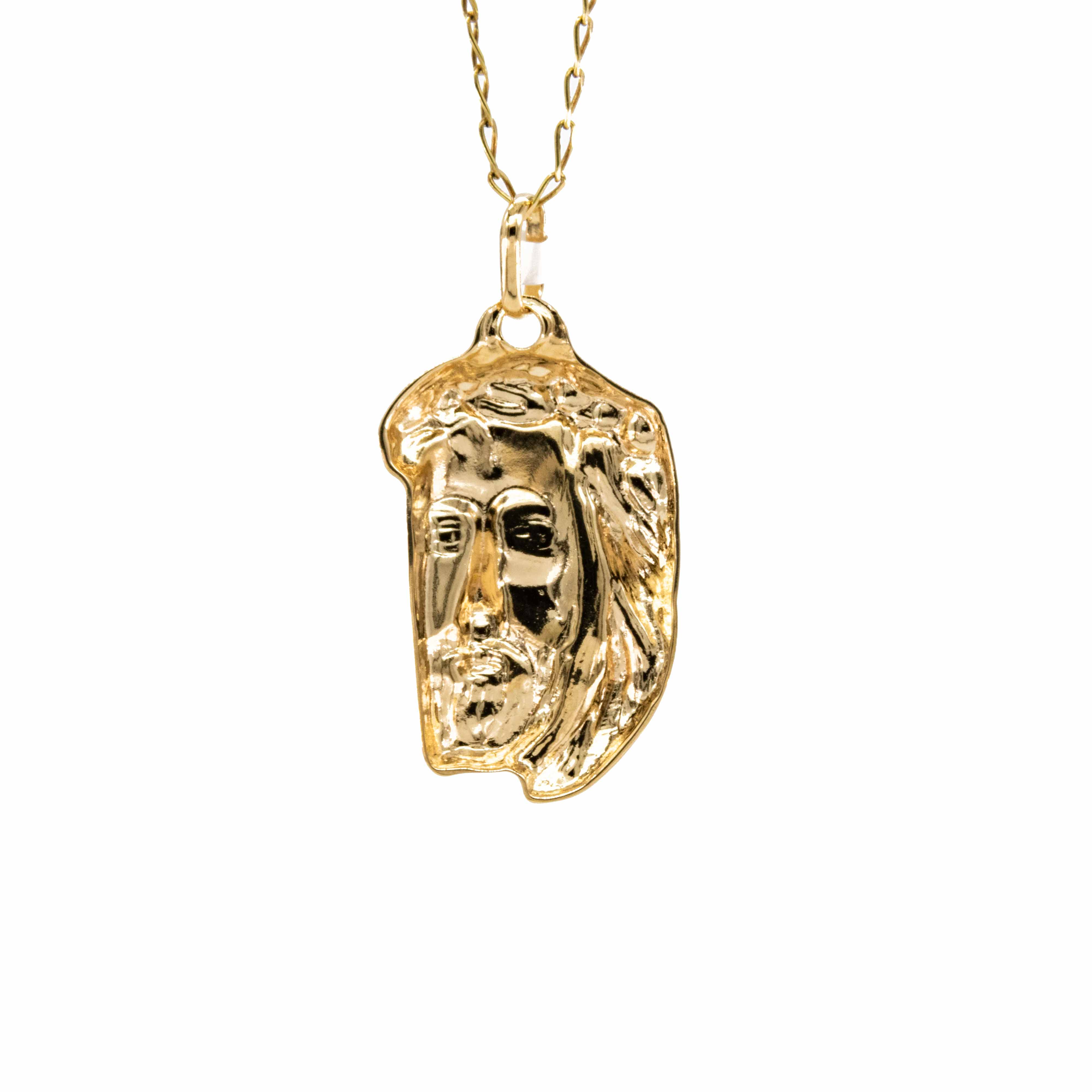DIJE CRISTO ALTO RELIEVE 18K