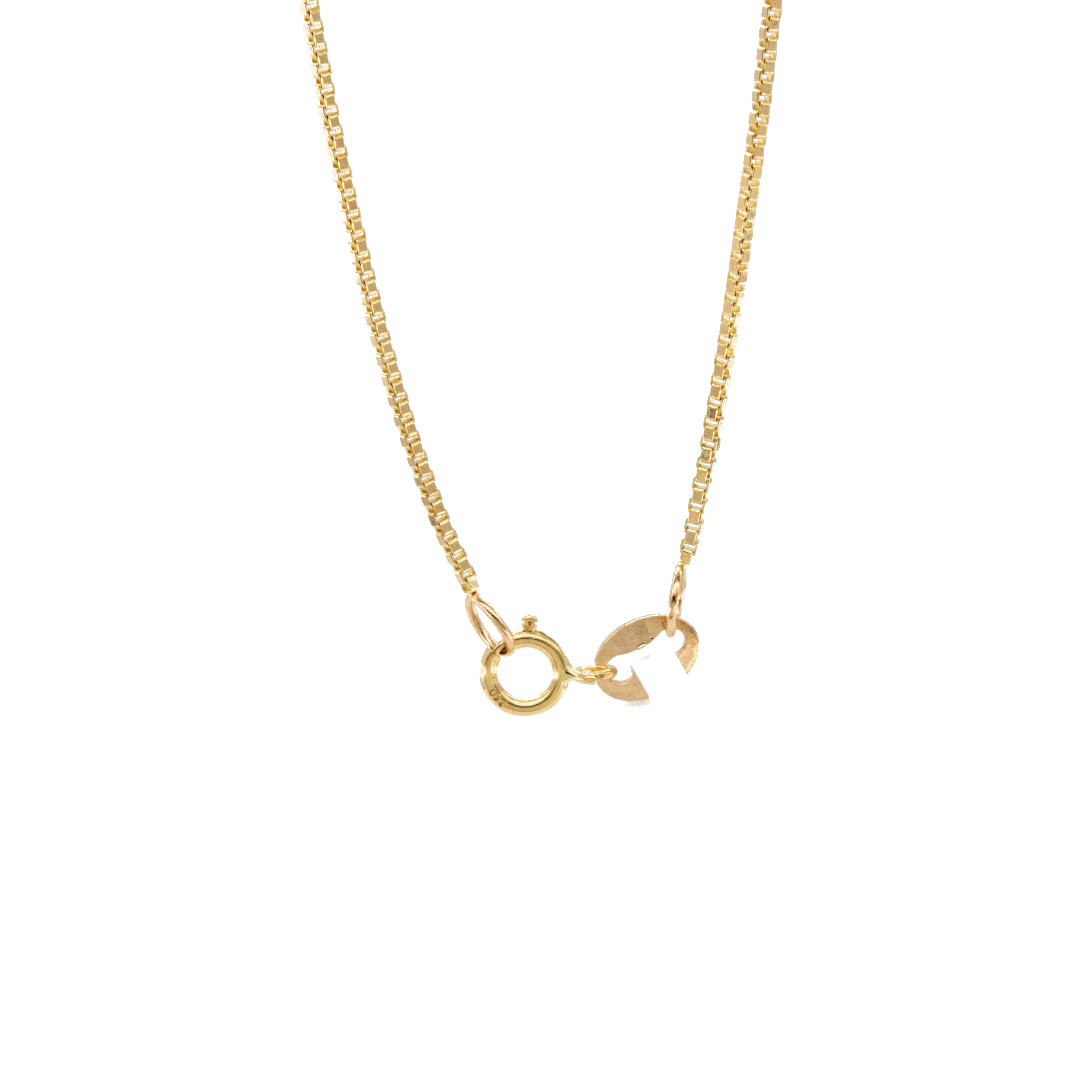 CADENA TEJIDO CAJA 18K