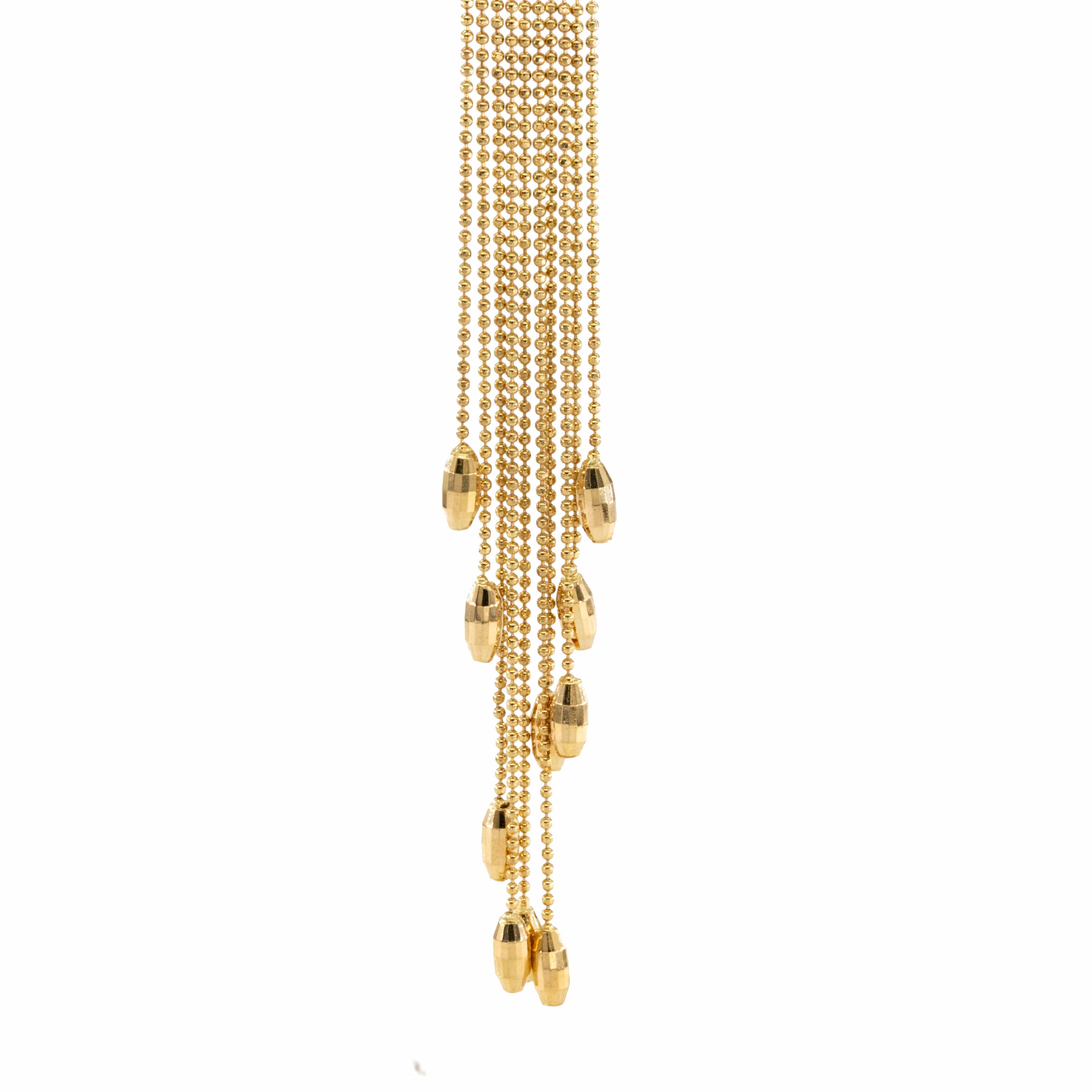 CADENA TEJIDO COLLAR 18K