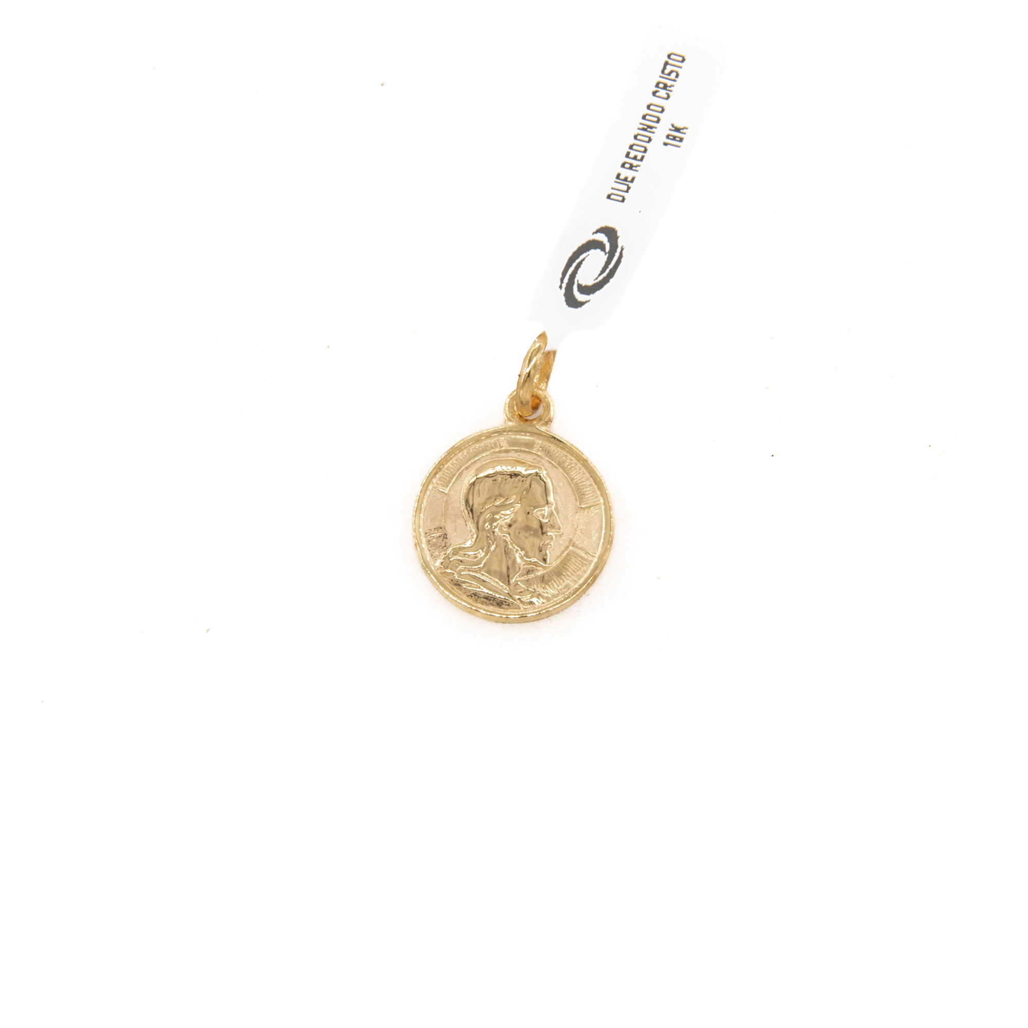 DIJE REDONDO CRISTO 18K