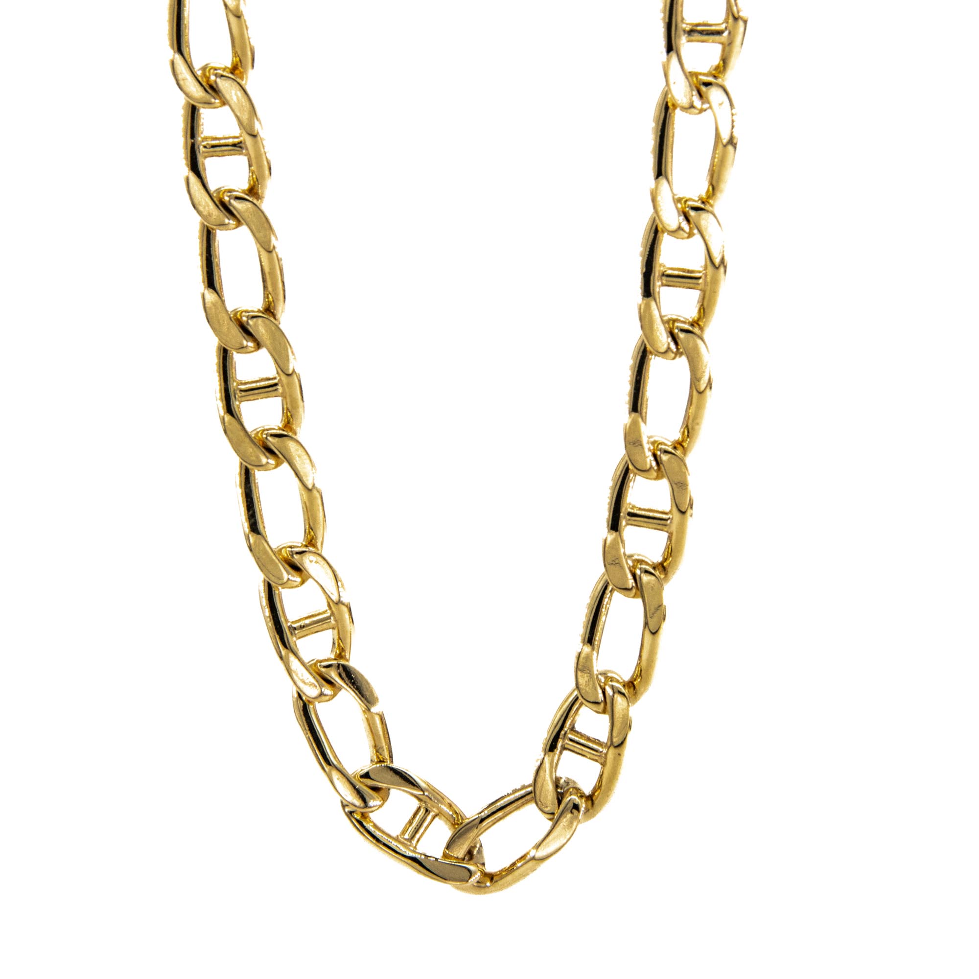 CADENA ANCLA ALTERNADA 18K