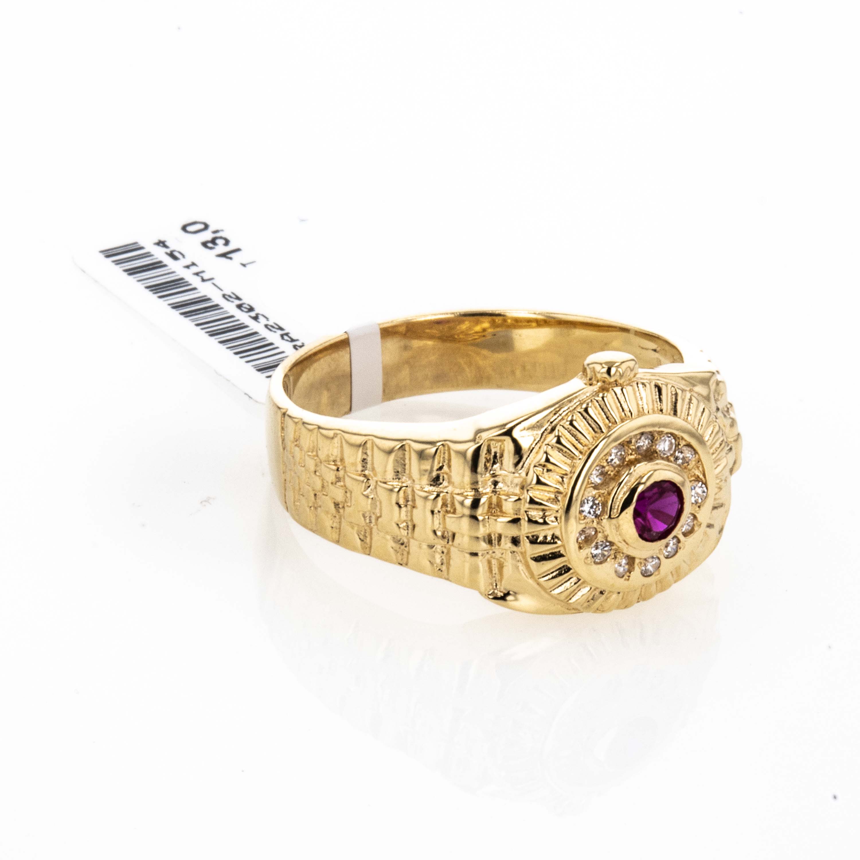 ANILLO ROLEX CON ZIRCONES 18K