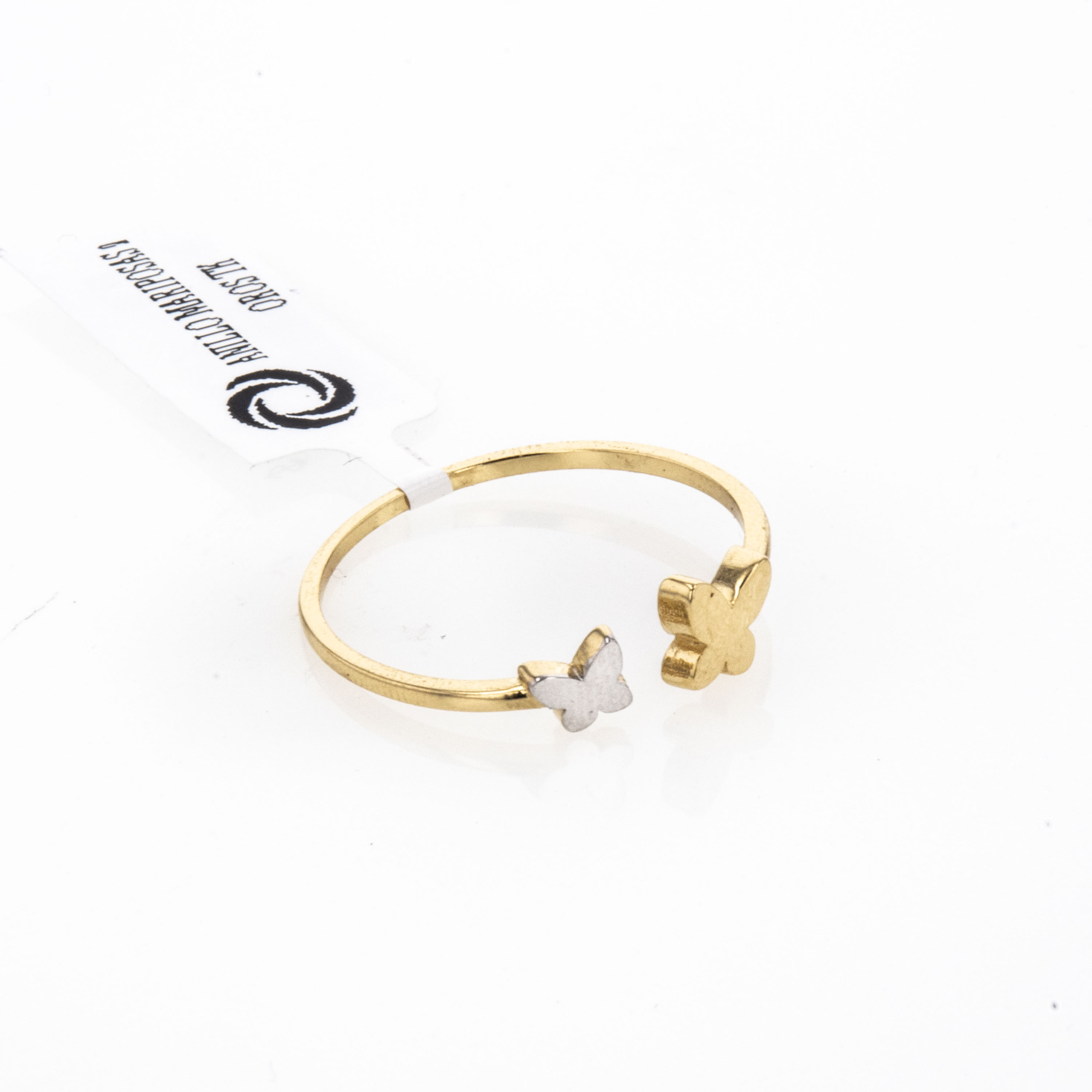 ANILLO MARIPOSAS 2 OROS TK