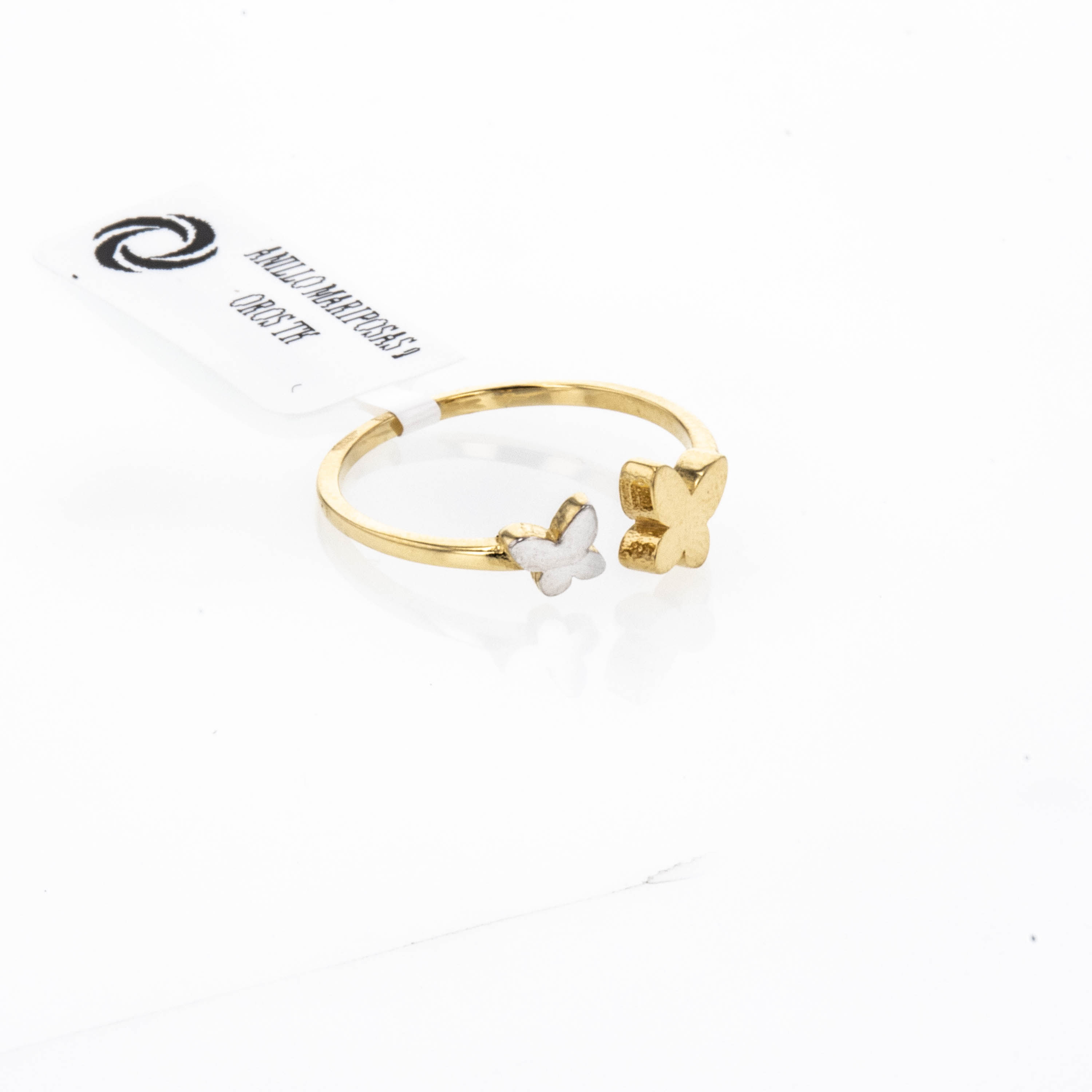 ANILLO MARIPOSAS 2 OROS TK