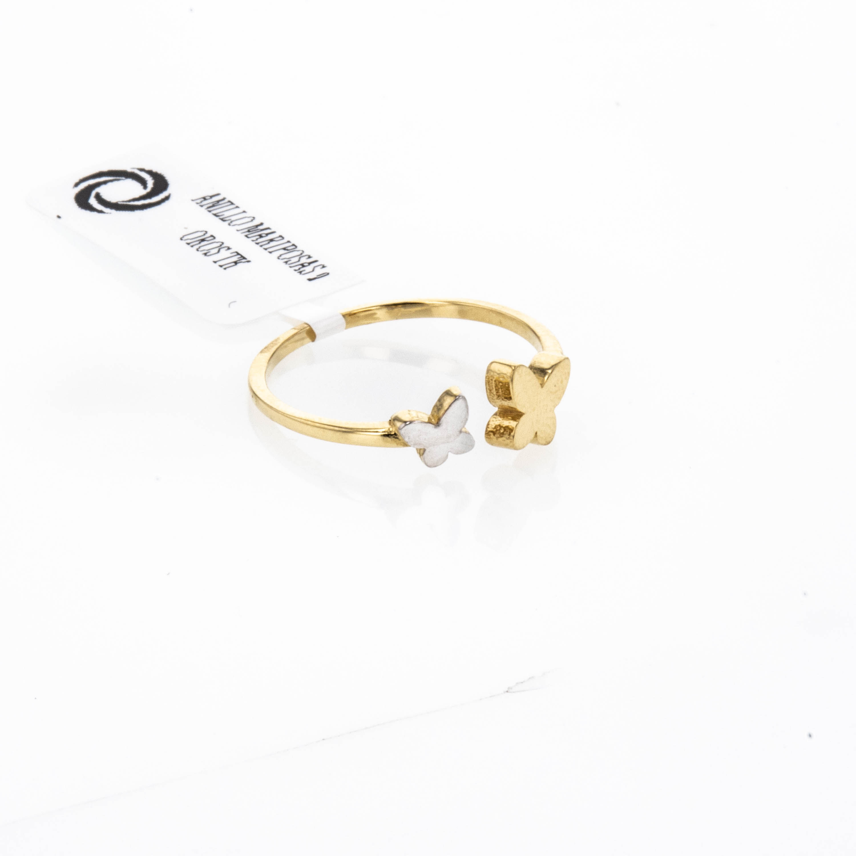 ANILLO MARIPOSAS 2 OROS TK