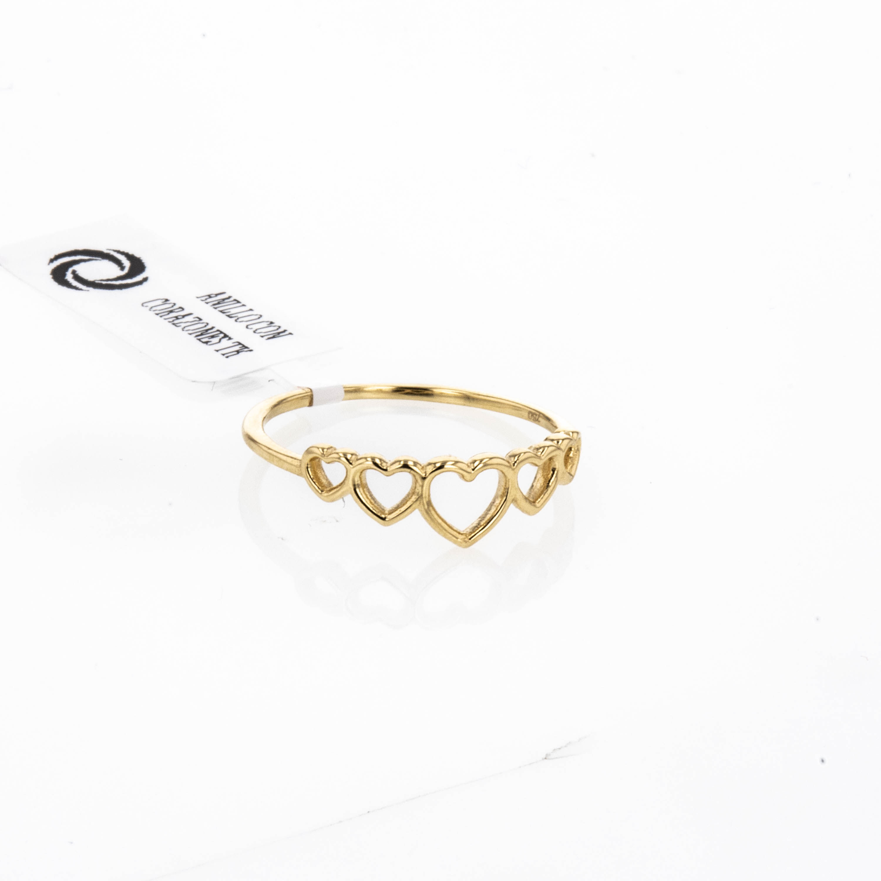 ANILLO CON CORAZONES TK