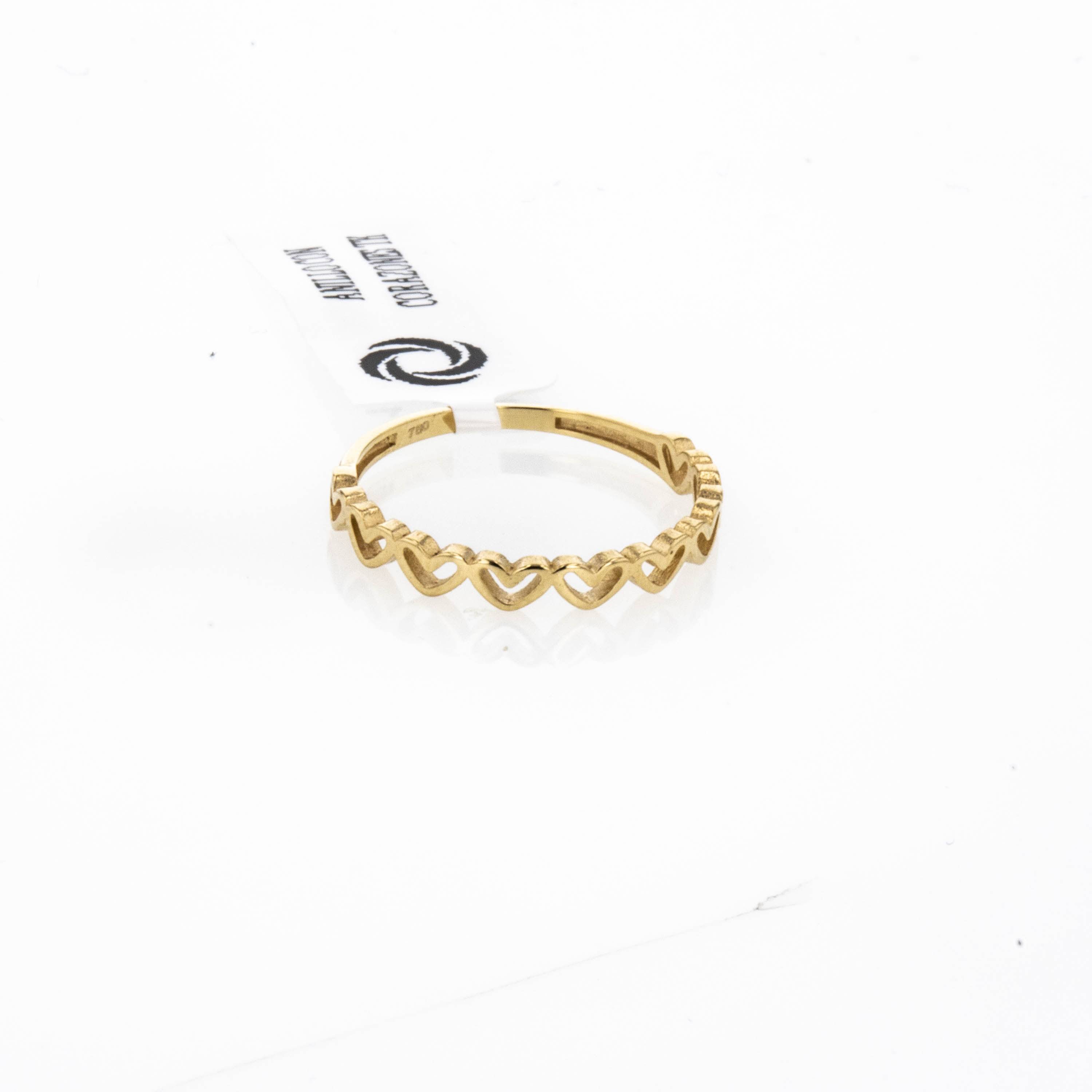 ANILLO CON CORAZONES TK