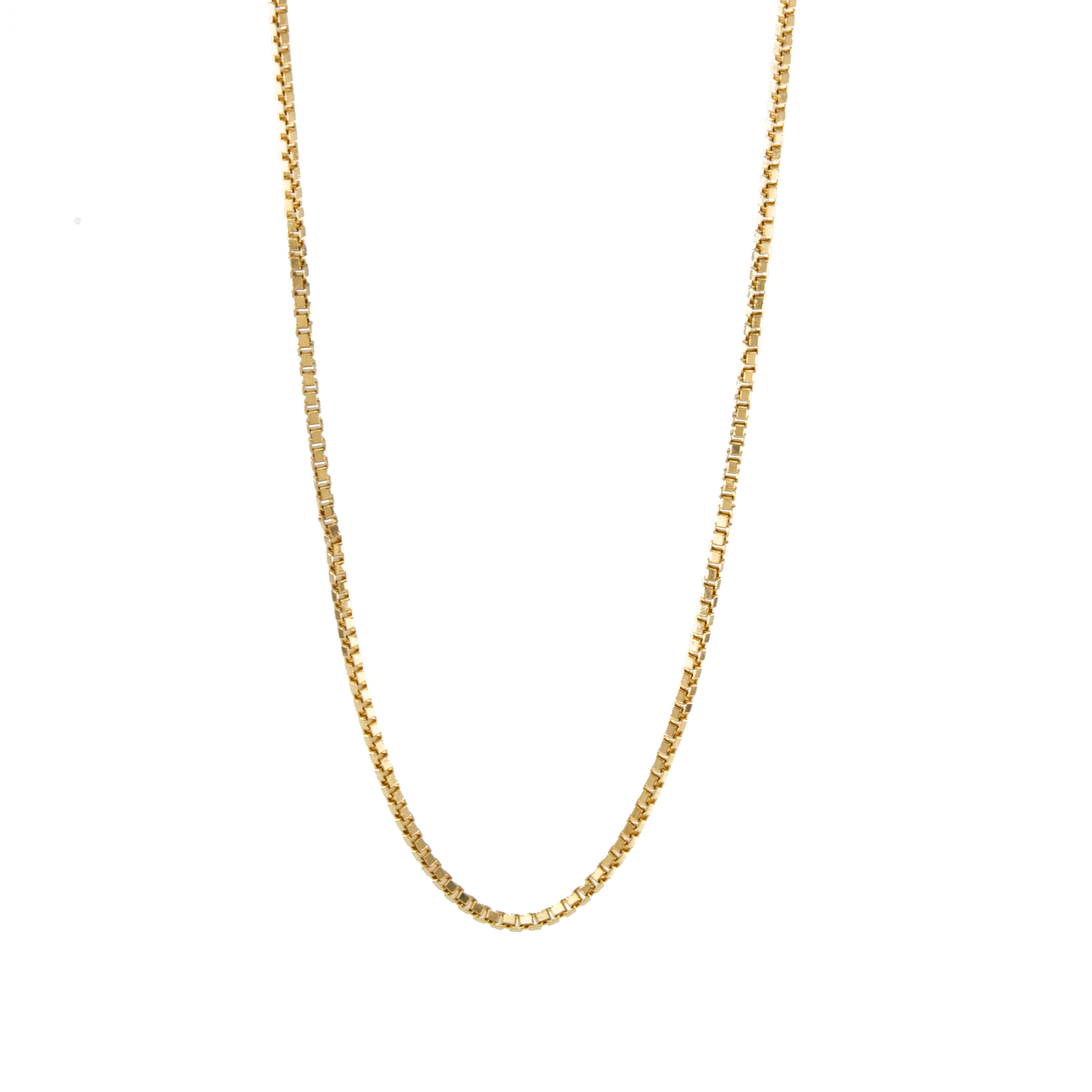 CADENA TEJIDO CAJA 18K