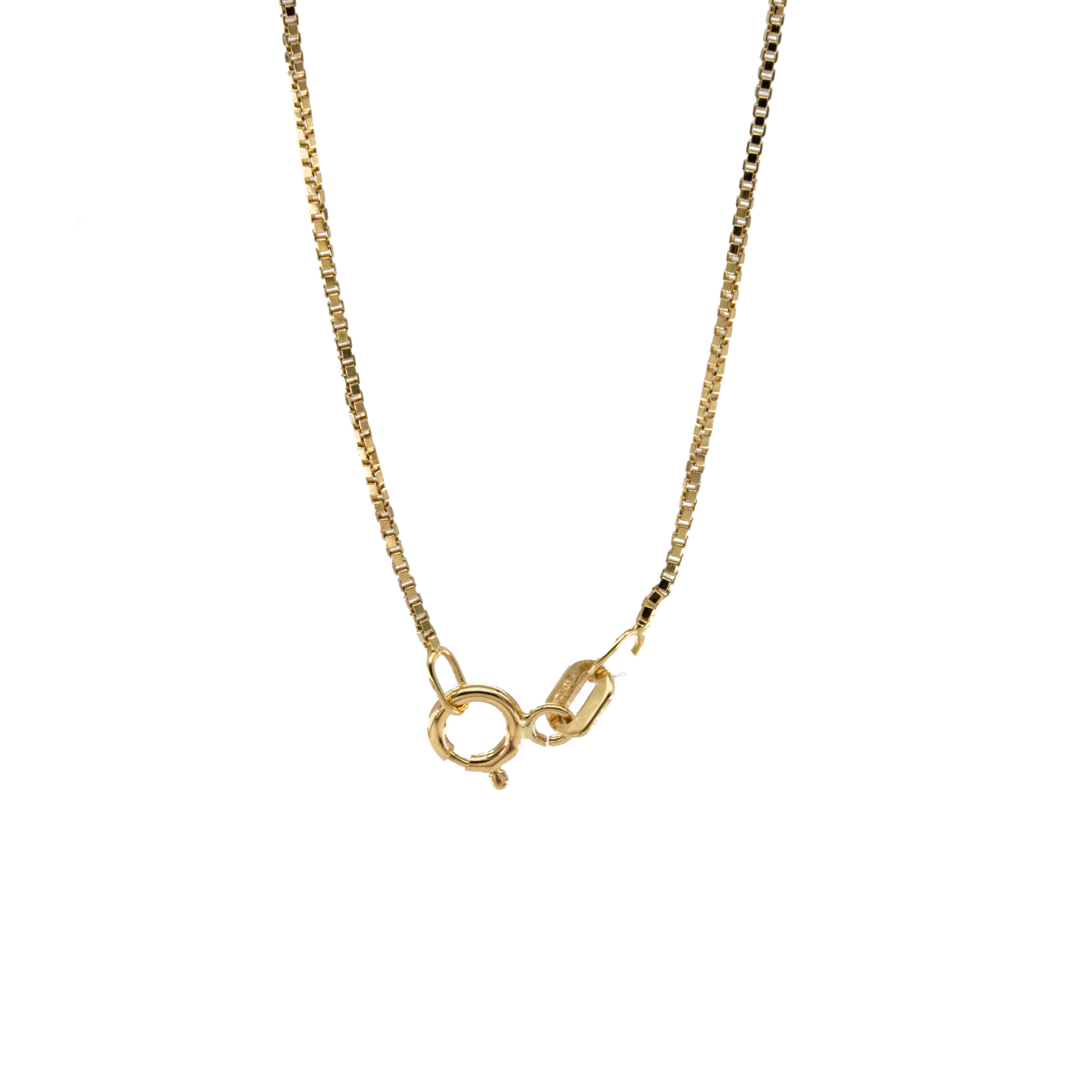 CADENA TEJIDO CAJA 18K