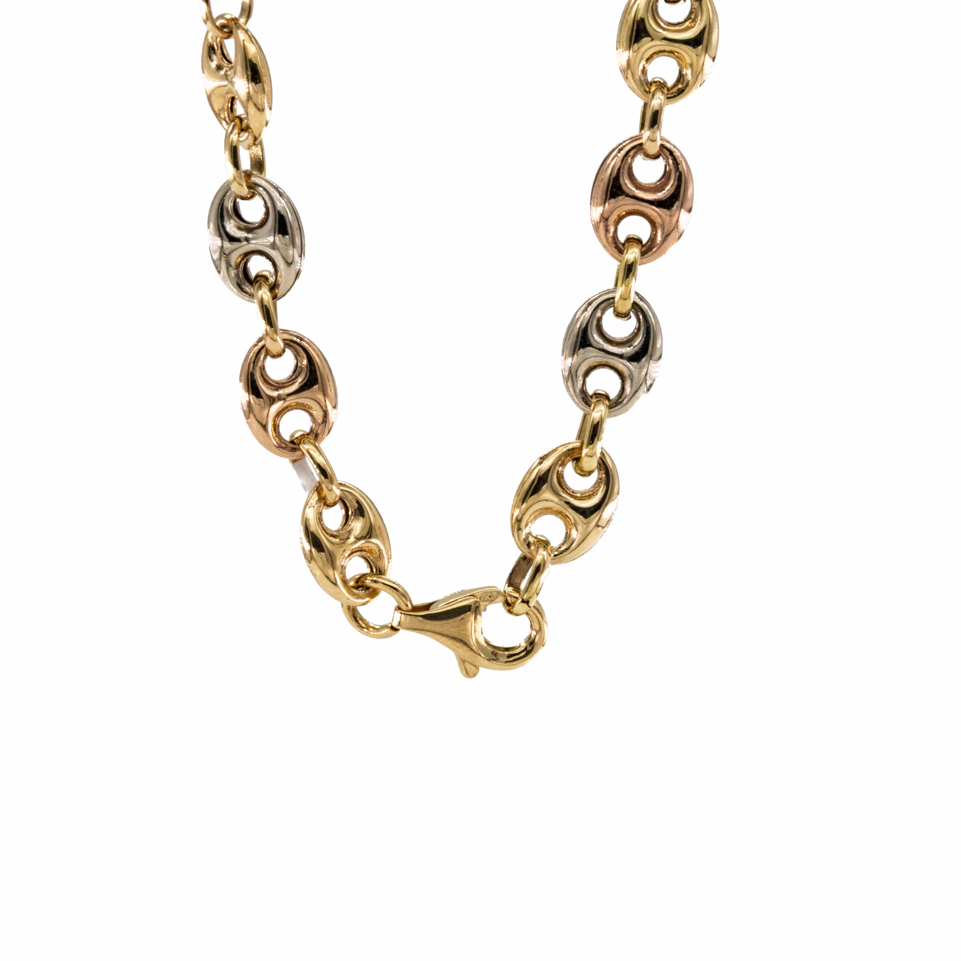 CADENA GUCCI 3 TONOS 18K