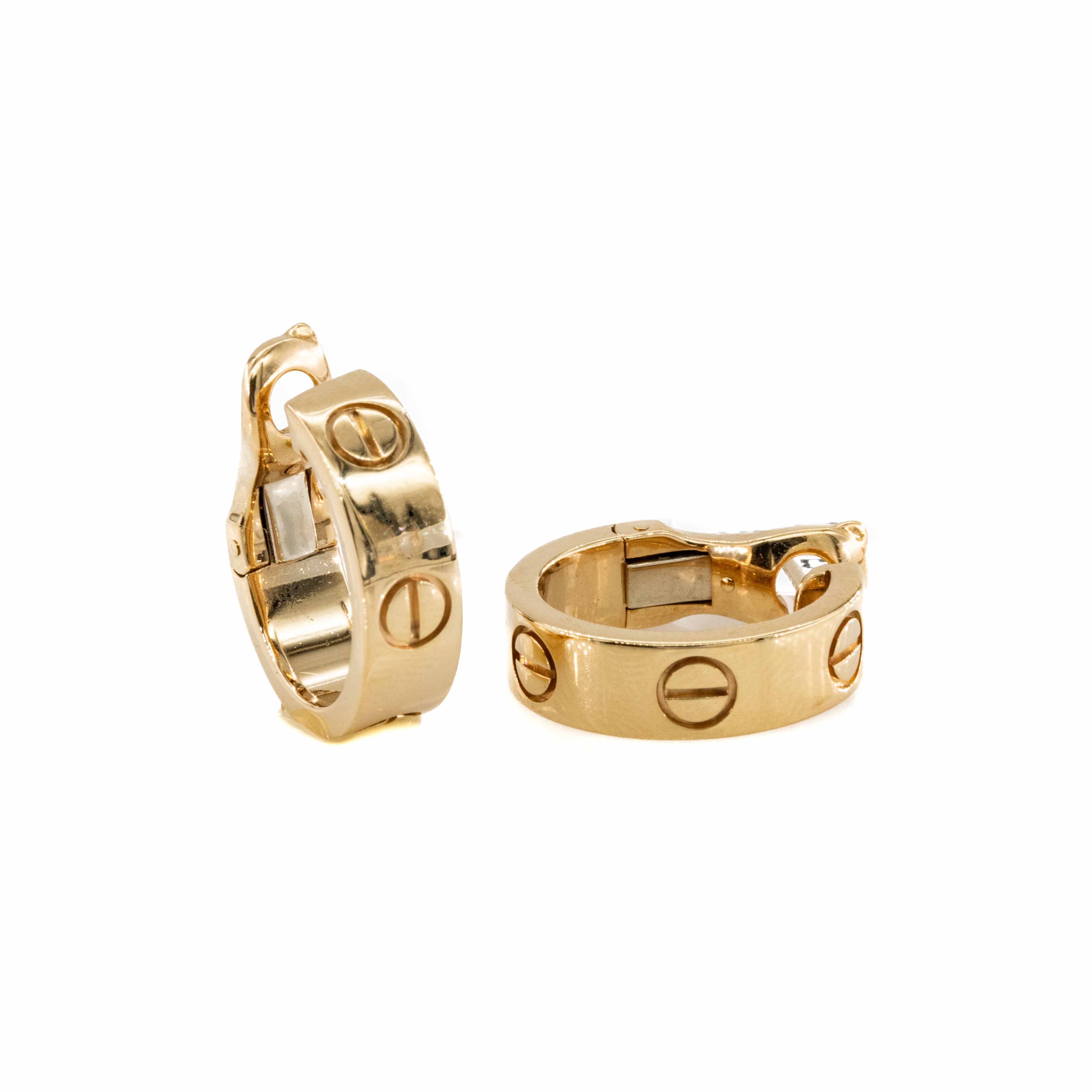 ARETES CARTIER NACIONAL 18K