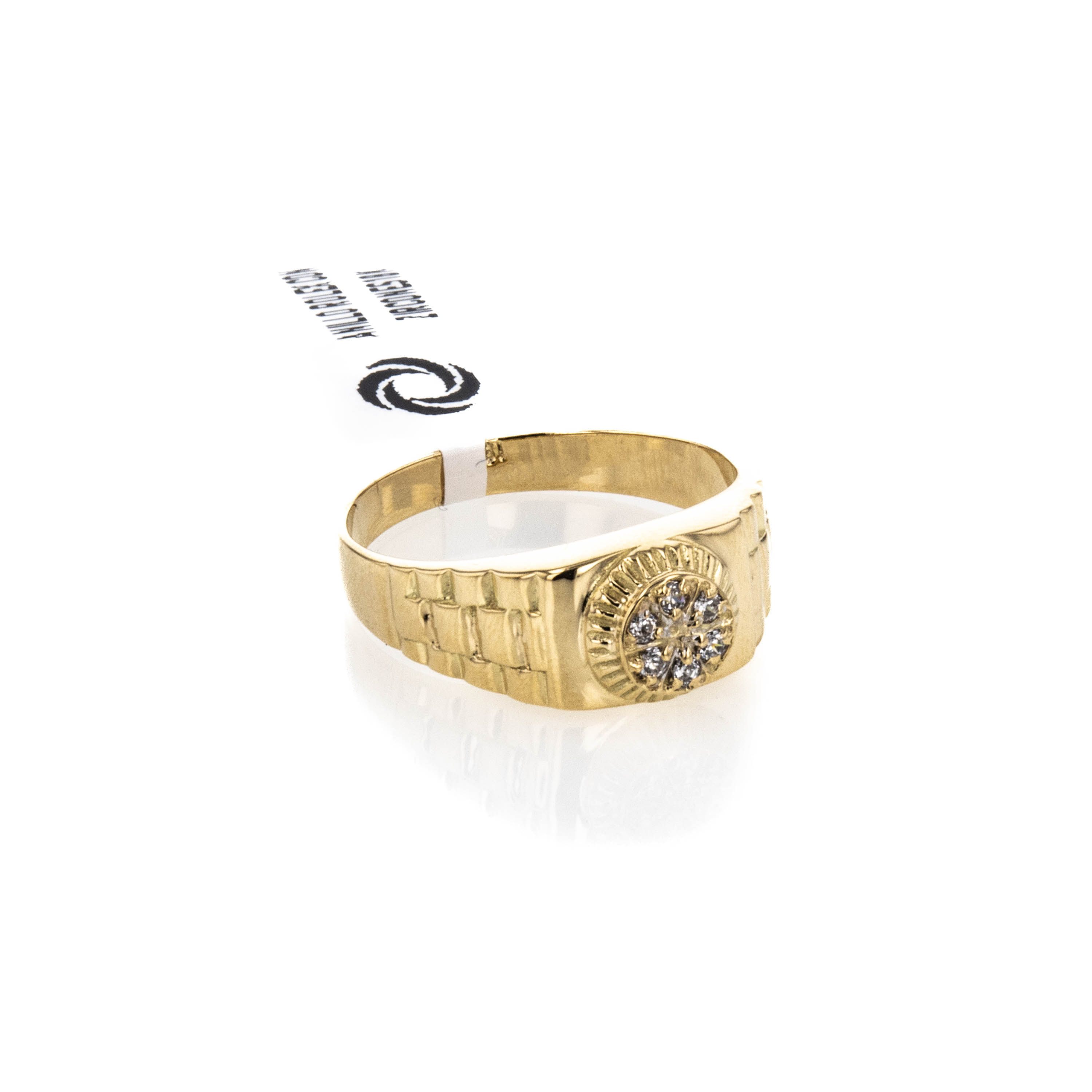 ANILLO ROLEX CON ZIRCONES 18K