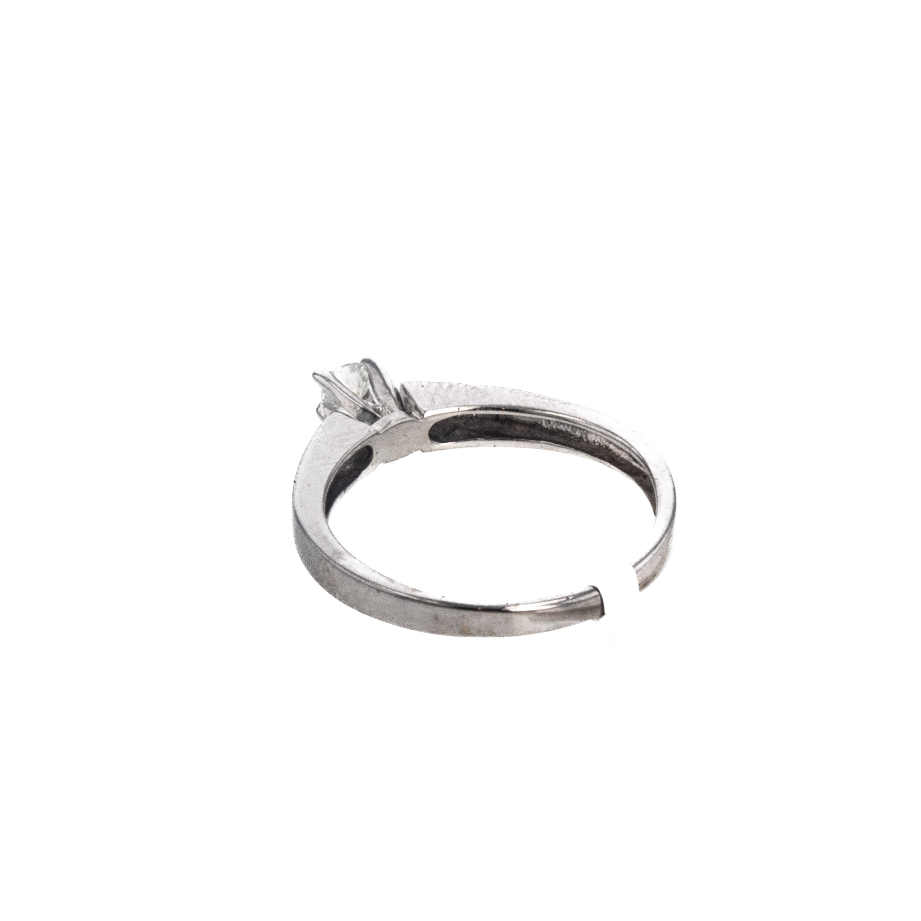 ANILLO 18K - O. BLANCO - 0,10 CT APROX