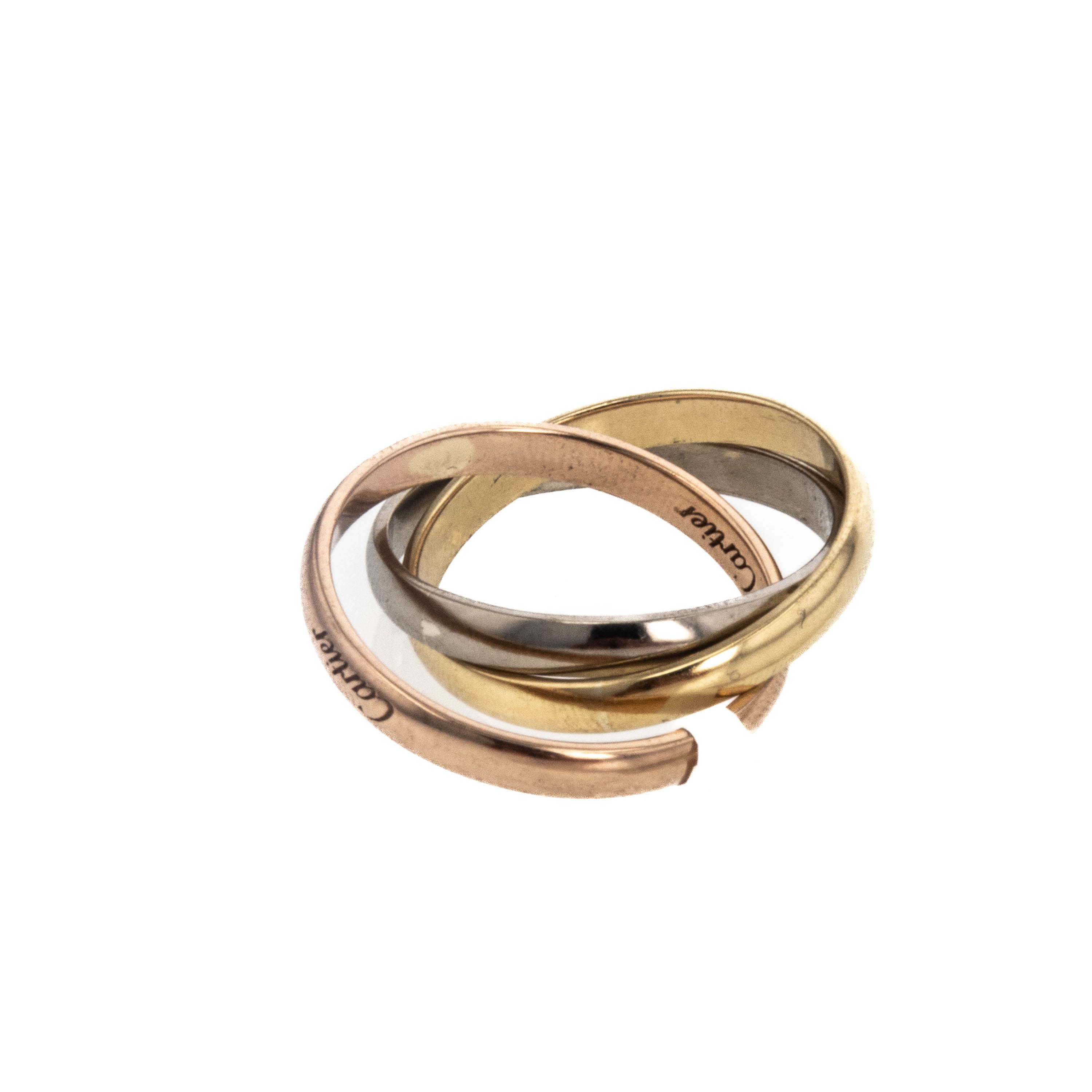 ANILLO CARTIER NACIONAL 3 TONOS 18K