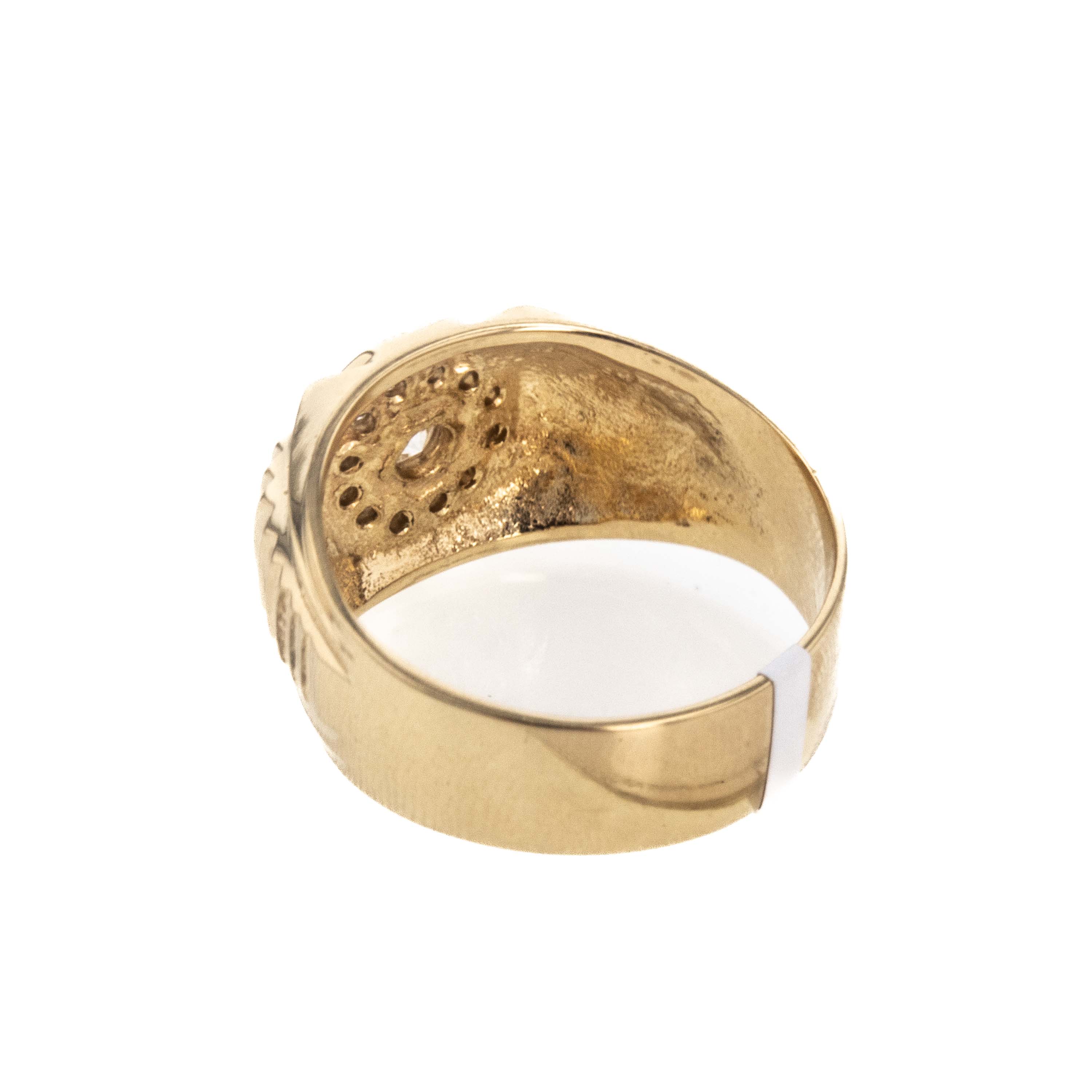 ANILLO TIPO ROLEX CON ZIRCONES 18K