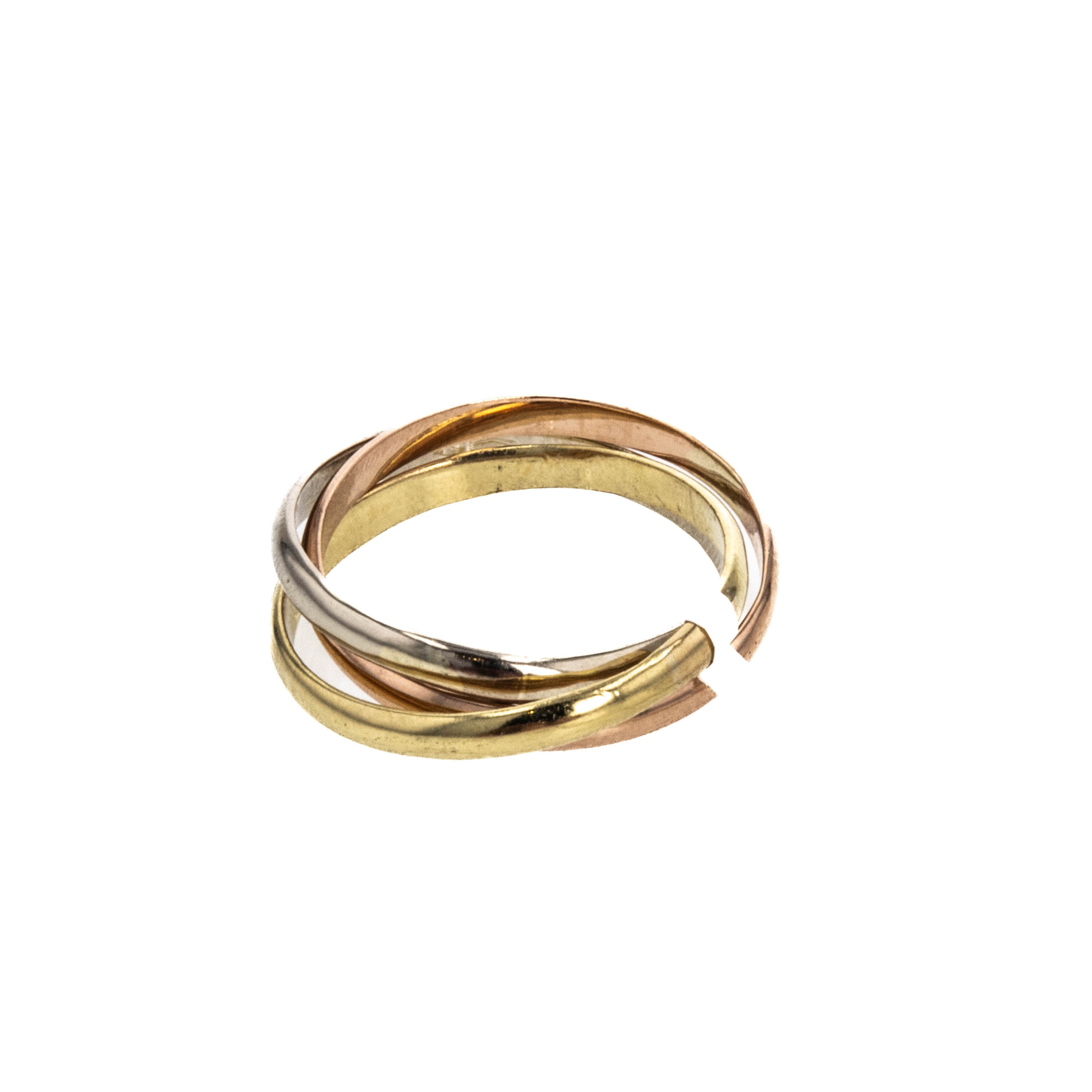 ANILLO 3 TONOS 18K